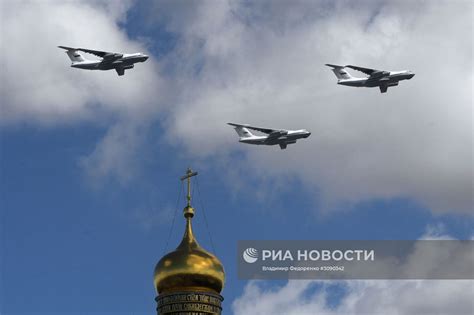 Репетиция воздушной части парада Победы РИА Новости Медиабанк