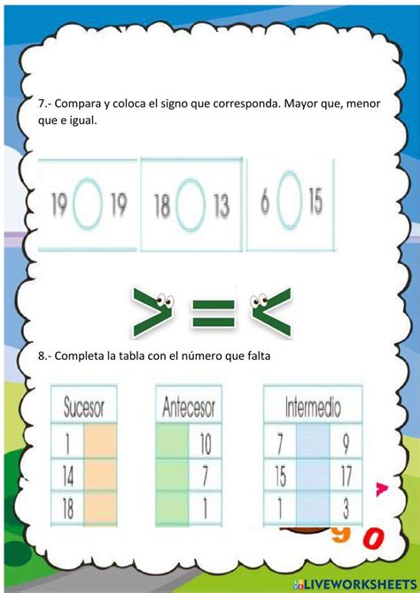 Ejercicio Individual De Reflexión Matemática Segundo Worksheet Live