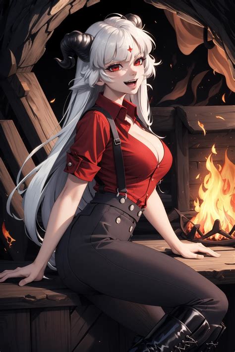 Helltaker Games Baphomet Helltaker AI Art Neural Networks