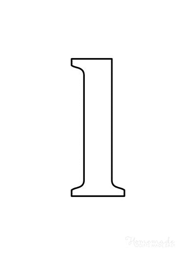 Cursive Letter L Stencil