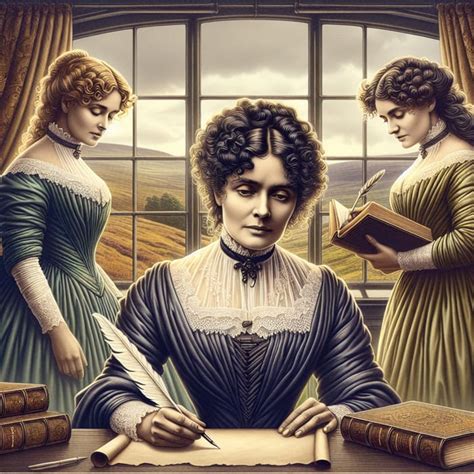 The Bronte Sisters Victorian Era Authors Illustration Ai Art