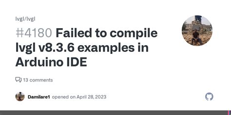 failed to compile lvgl v8 3 6 examples in arduino ide · issue 4180