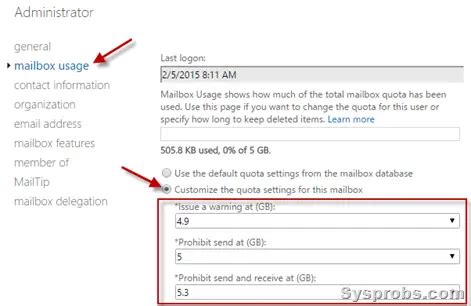 Increase Mailbox Size In Exchange 2016 2019 On Premise Single All Users