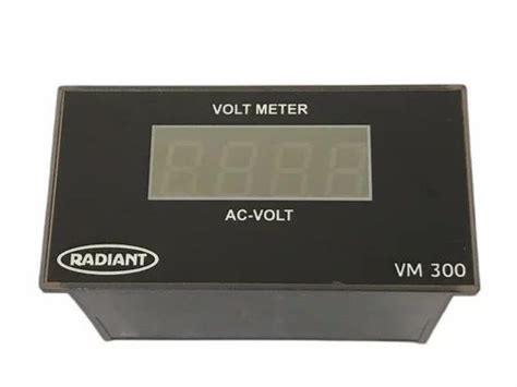 Radiant 3 Digit Single Raw Digital Dc Voltmeter 230v Ac 50hz Voltage