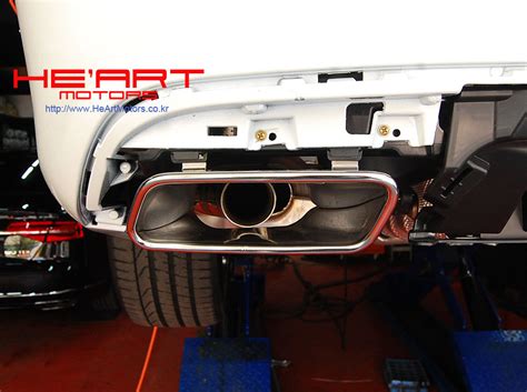 S500 Amg패키지 정품 디퓨져사각팁 좌우브라켓듀얼 익스텐션 배기라인 패키지 S Class W221w222w220 Heart Motors