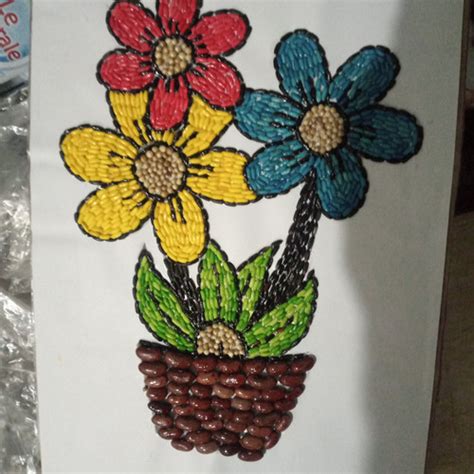 7 Ide Seni Kerajinan Dari Biji Bijian Creative Blog And Tips