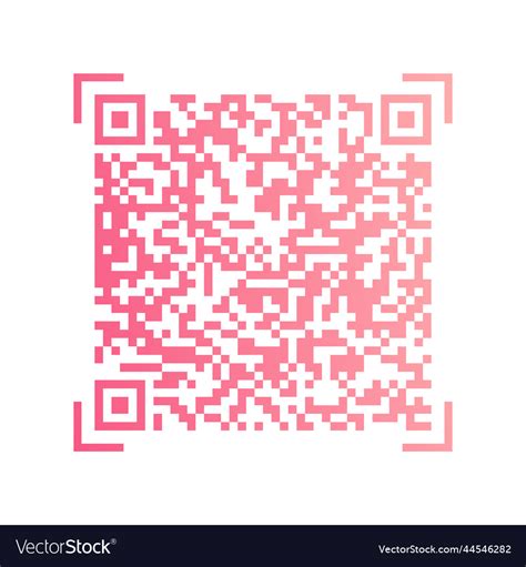 Gradient Qr Code Royalty Free Vector Image Vectorstock