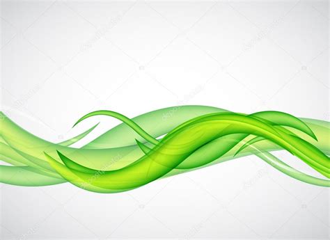 Green Lines Abstract Vector Background Stock Vector Image By ©akomov 14239459