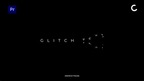 Glitch Text Animations Premiere Pro Templates VideoHive