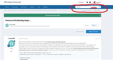 Freezes At The Booting Stage General Installation Questions Discussions Non Hardware