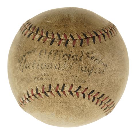 Christy Mathewson Single Signed Baseball Jsa Rea Archive