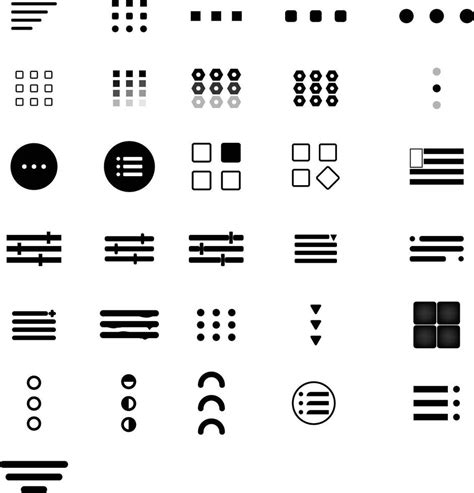 Hamburger Web And Mobile App Menu Icons 52982365 Vector Art At Vecteezy
