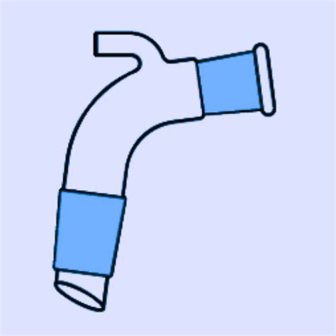 Receiver Adapters Bent With Vent Laboratory Glassware And Equipment