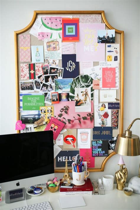 How To Style An Inspirational Memo Board Bows Sequins Memo Board Memory Board Diy Decor
