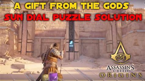 Assassins Creed Origins A T From The Gods How To Solve The Sun