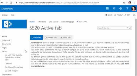 how to preserve a particular tab in the tabs design element