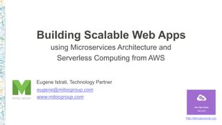 Building Scalable Web Applications Using Microservices Architecture And Serverless Computing