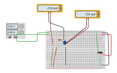 Circuit Design Charge Discharge Capacitor Tinkercad