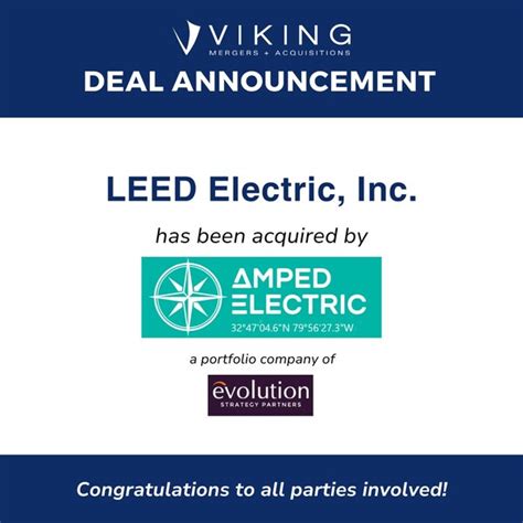 Leed Electric Acquired By Amped Electric Securing A Strong Future For