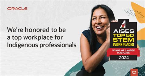 I Am So Proud To See Oracle Named As One Of The Top Workplaces For Indigenous Professionals
