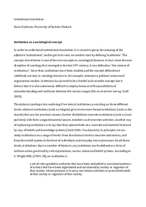 Pdf 2011 Institutional Translation Pre Print Version