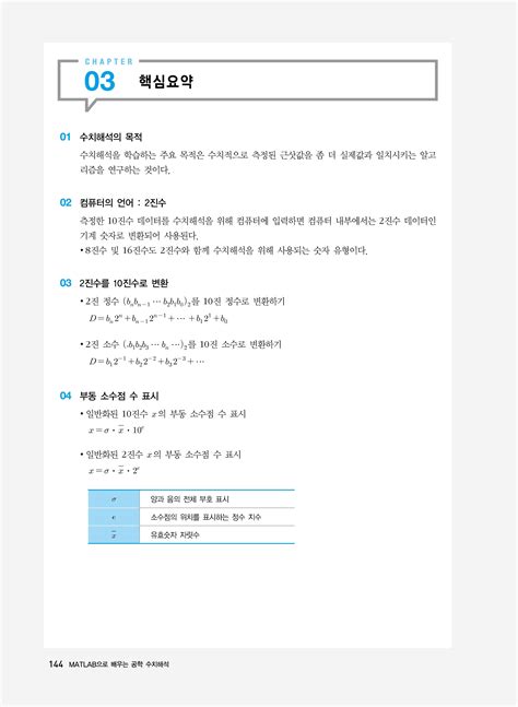 알라딘 미리보기 Matlab으로 배우는 공학 수치해석