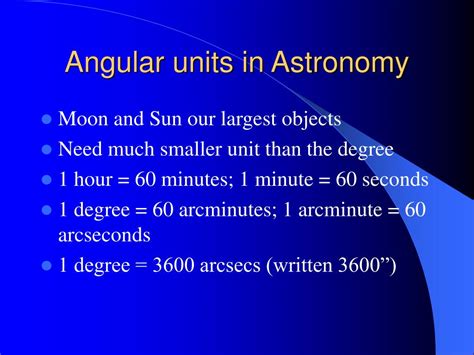 Ppt Measuring Size In Astronomy Powerpoint Presentation Free Download Id 270149