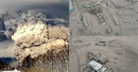 ရုရှား မီးတောင်ပေါက်ကွဲခဲ့လို့ စတုရန်းမိုင်ပေါင်း ၄၂၀၀၀ လောက် ပြာမှုန့်များဖုံးလွှမ်းသွား