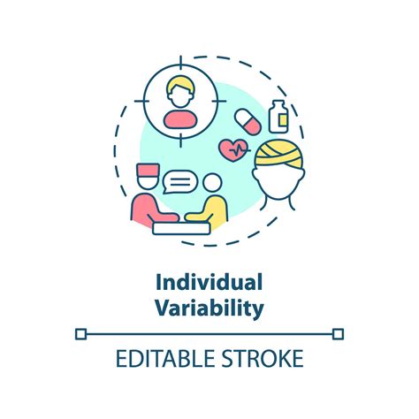 Individual Variability Concept Icon Unique Patient Responding On