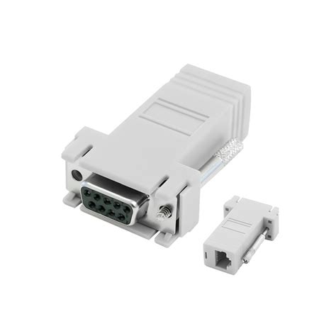 Rs232 9 Pin Female Serial To Rj45 Converter Geewiz