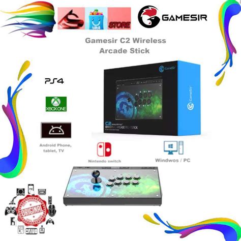 Promo Gamesir C2 Arcade Fightstick For Ps4 Xbox One Nintendo Switch Pc And Android Diskon 35 Di