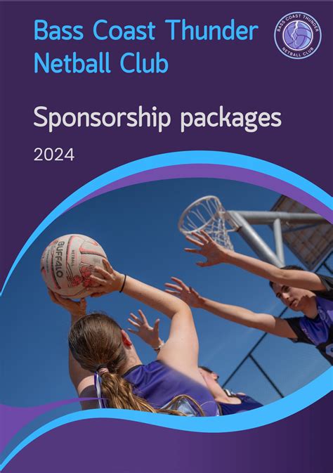 Sponsor Bass Coast Thunder Netball Club Inc