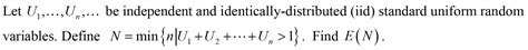 solved let u1 … un … be independent and
