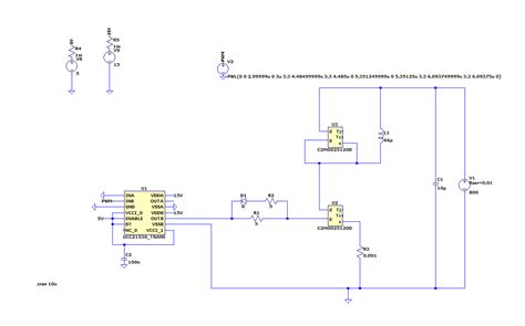Mosfet What Is Wrong With My Double Pulse Test Ltspice Schematic Gate Pulse Is Not Getting