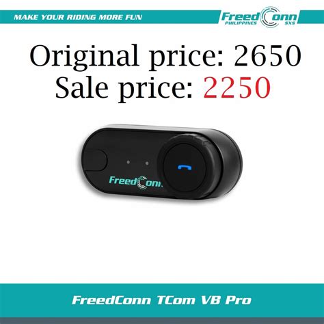 Tcom Vb Pro Motorcycle Helmet Bluetooth Intercom Shopee Philippines