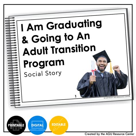 Graduating And Going To An Adult Transition Program Social Story Edi