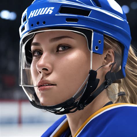 Lexica Female Hockey Player Face Profile Realistic 4k