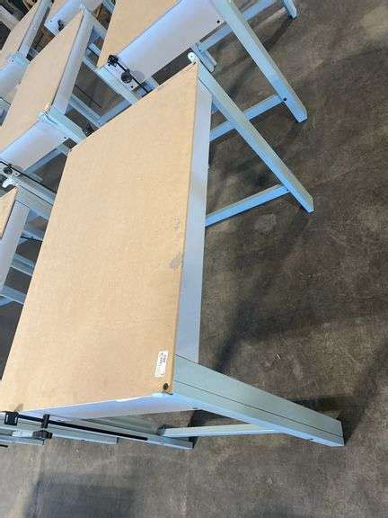 Drafting Table W Drawer Parallel Drafting Board 41 X27 X34 Sierra Auction Management Inc