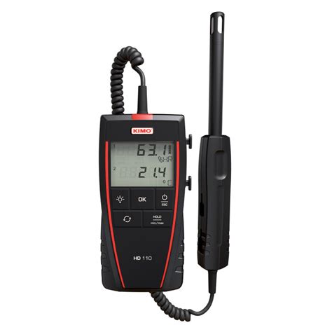Kimo Thermo Hygrometer Hd110 Thermal Measurement Equipment Manufacturer Singapore Acez Sensing