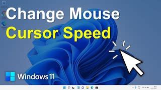 How To Change The Mouse Cursor Speed In Windows 11 No Rest For The