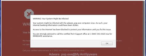 How To Remove Adware Pop Exe Pop Up Scam Virus Removal Guide