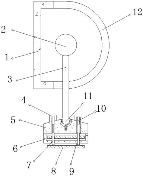 一种网络型光栅信号采集器的安装组件的制作方法