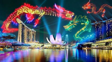 ВИДЕО Сингапурт луу жилийг угтан хамгийн том дрон шоуг зохион байгуулжээ