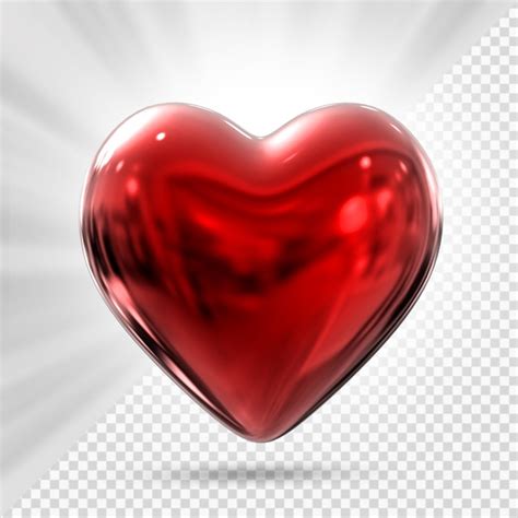 Corazon 3d Archivo Psd Premium