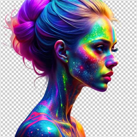 A Beautiful Alien Girl Premium Ai Generated Psd