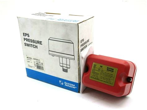 NEW SYSTEM SENSOR EPS10 1 EPS PRESSURE SWITCH EPS101 SB Industrial Supply Inc