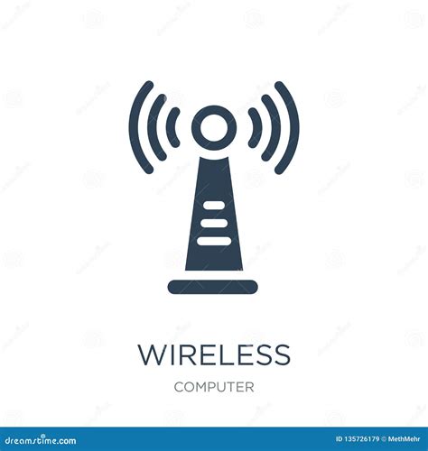 Wireless Internet Connection Icon In Trendy Design Style Wireless Internet Connection Icon