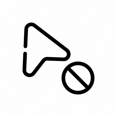 Forbidden Cancel Cursor Disable Disabled Icon Download On Iconfinder