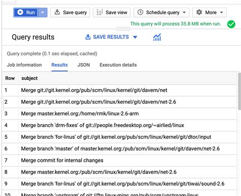 Use BigQuery To Query GitHub Data Google Codelabs