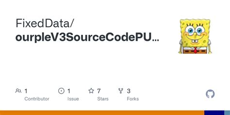 Github Fixeddataourplev3sourcecodepublic
